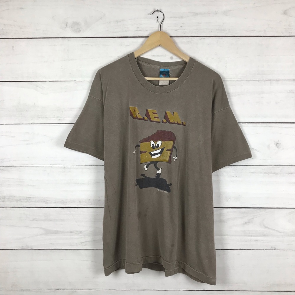 Vintage 1995 Rem Cake Rock Band T-Shirt - Gem